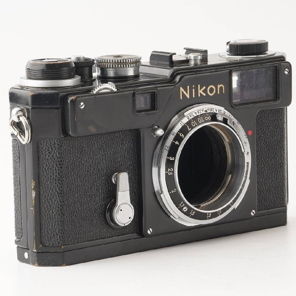 Nikon S3 Olympic Black Rangefinder Camera / Nikon NIKKOR-S 50mm F1.4 ...