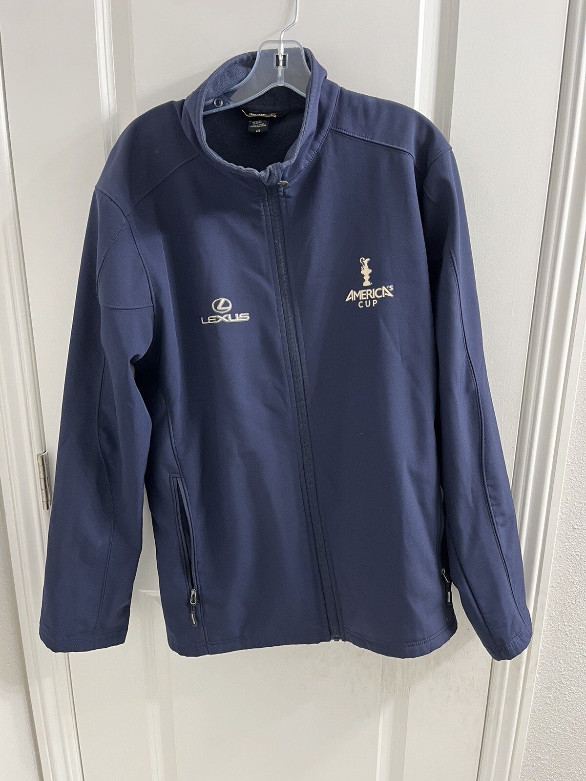 AMERICA'S CUP Jacket Full Zip Blue Men’s Size Large | eBay