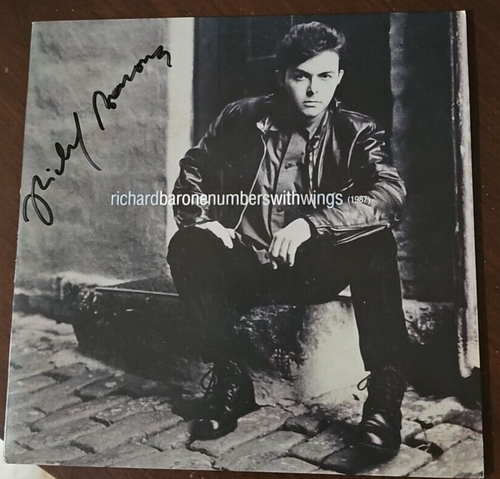 Richard Barone Numbers With Wings 1987 Vinyl Sleeve Signed NM | eBay