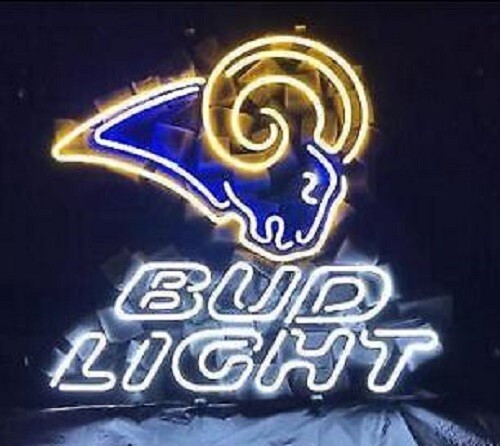 Los Angeles Rams Beer 24"x20" Neon Sign Lamp Light Show Gift Party Man ...