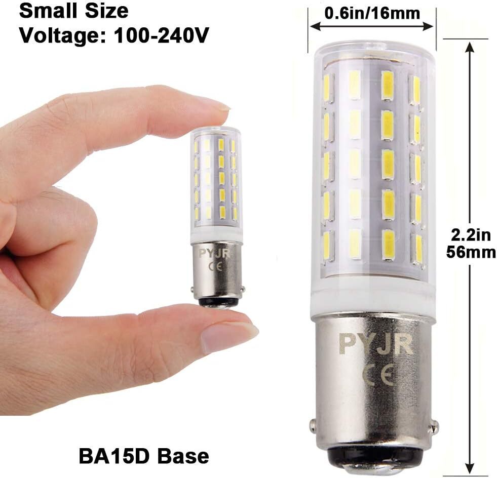 B15 Led Bulb 220V, Pygmy Bulb Bayonet, PYRJIN Ba15D 45W Halogen ...