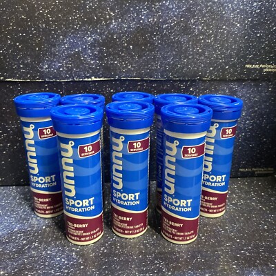 8 Pack Nuun Hydration Tri Berry Sport 10 Servings Each - Free Shipping ...