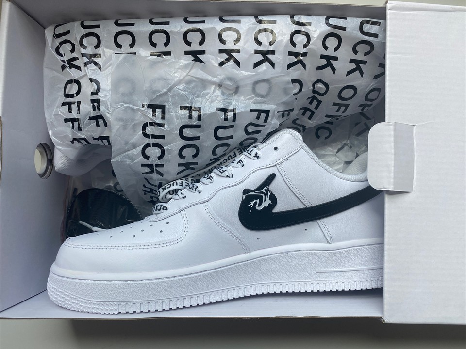 INEVERHEARDOFYOU F**K OFF AIR FORCE 1 Size 10 Rare Limited Sold Out ...