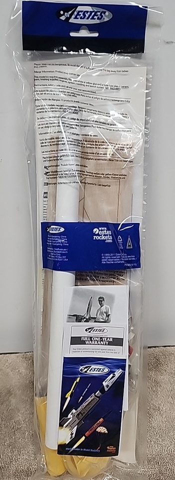 Estes Eggscaliber #2123 New Model Rocket Kit Free Shipping No Reserve ...