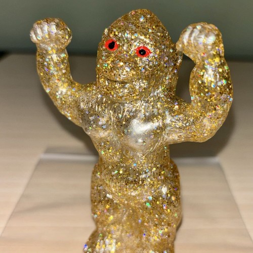 Giant Gorilla Finger Puppet Gold Glitter Marusan Monster Puppet ...