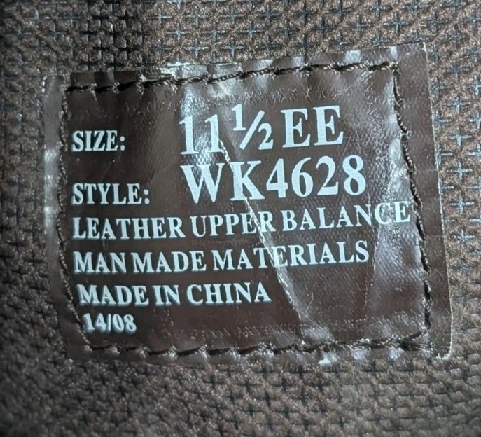 Justin Mens Wk4628 Brown Leather Cowboy Boots 11 1/2EE | eBay