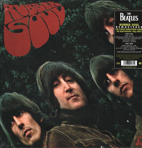 Beatles Rubber Soul LP vinyl Europe Parlophone 2012 stereo reissue ...