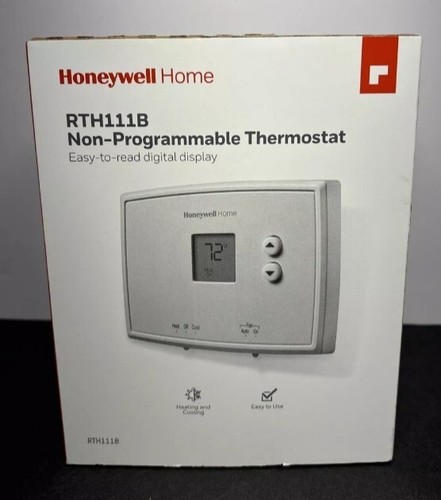 Honeywell Home RTH111B White Non Programmable Heating & Cooling ...