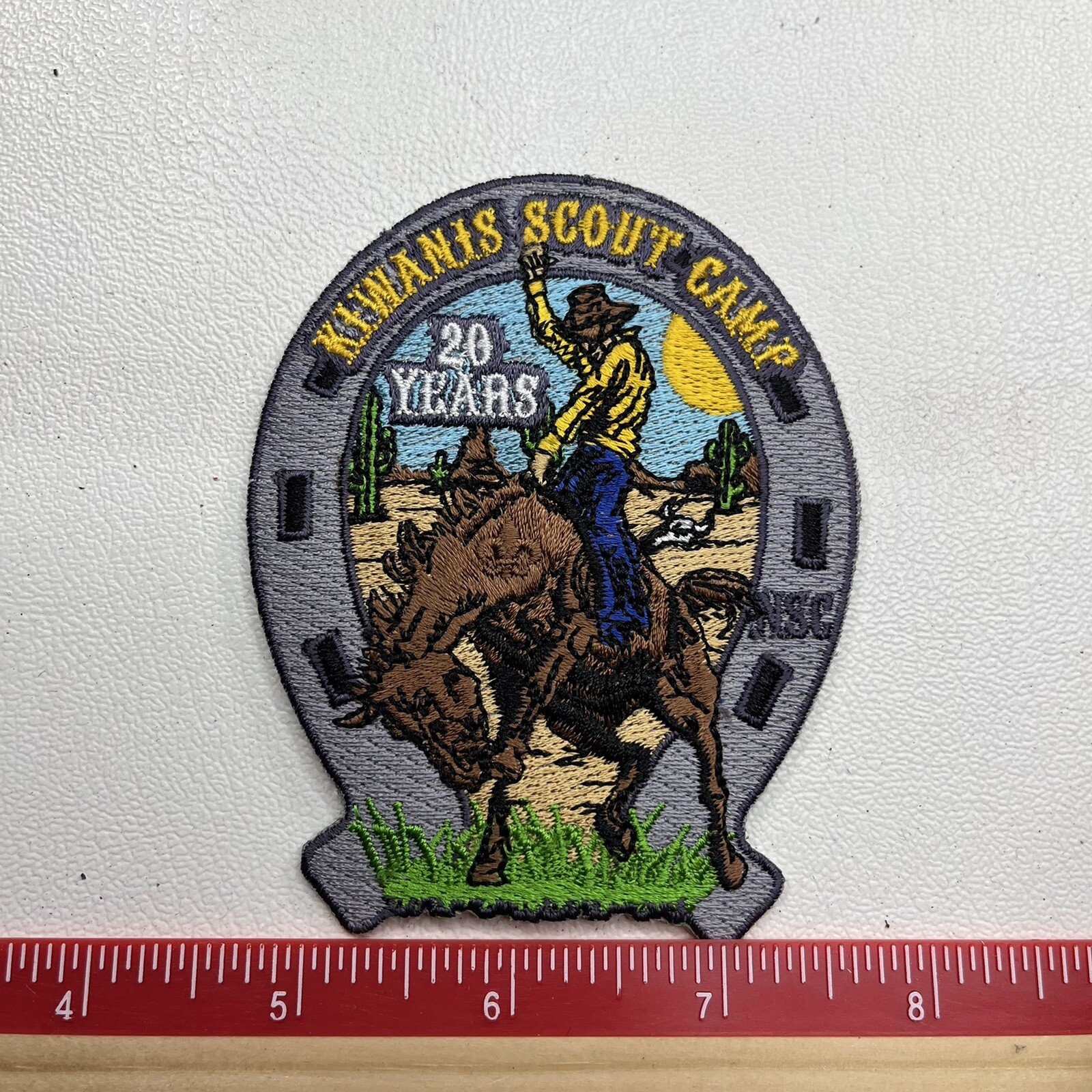 Boy Scouts Patch KIWANIS SCOUT CAMP 20 YEARS NSC B025 | eBay
