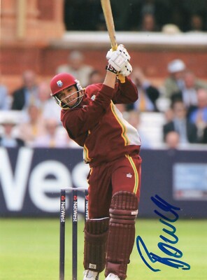 5x7 Original Autographed Photo of West Indies Cricketer Ricardo Powell ...