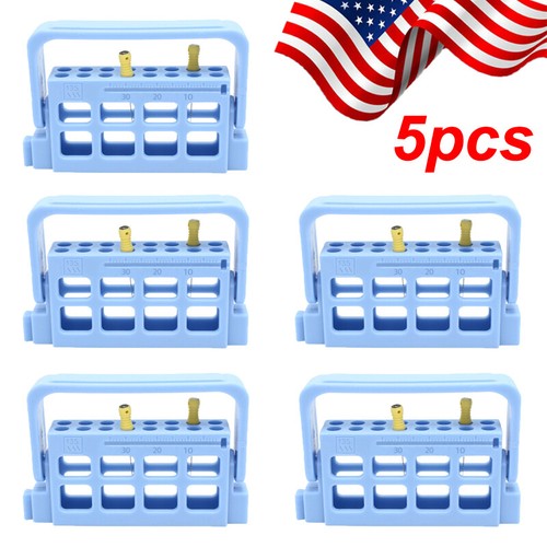 5pcs Dental Endodontic Root Canal File Holder 16 Holes Organizer ...