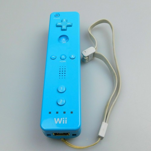 Like New Genuine Nintendo Wii U / Wii Blue Special Edition Controller ...