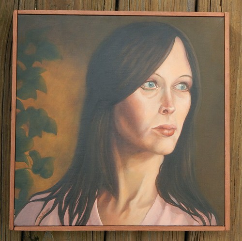 Mysterious Woman - Vintage Portrait, Oil Painting | eBay