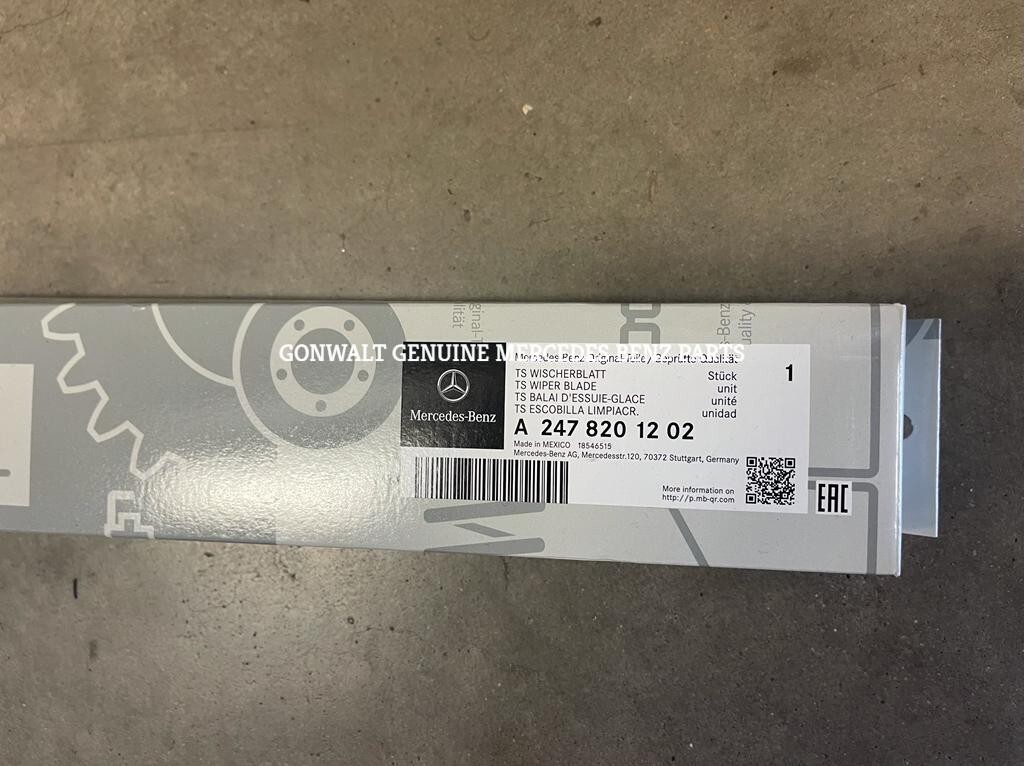 OEM 2478201202 Genuine Mercedes-Benz GLB250 2020-2021 Wiper Blade | eBay