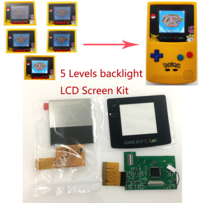 High Light Backlight LCD Screen Kit For Nintendo Game Boy Color GBC ...