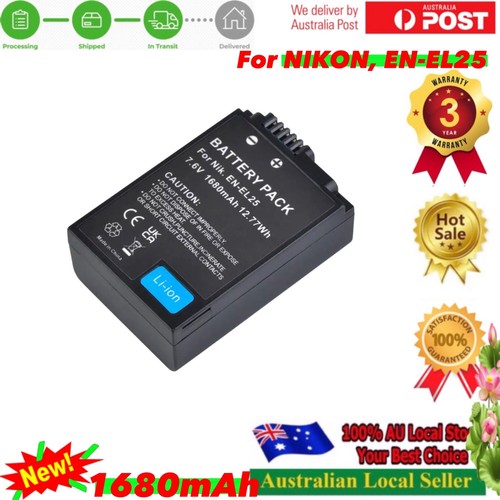 EN-EL25 Rechargeable Camera Battery For Nikon Z50 Z30 ZFC Camera ENEL25 ...