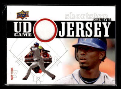 2010 Upper Deck #UDGJ-RE Jose Reyes jersey card New York Mets | eBay