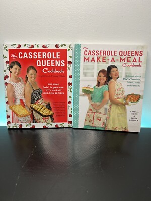 LOT OF 2 BOOKS: The Casserole Queens Cookbook/The Casserole Queens Make ...