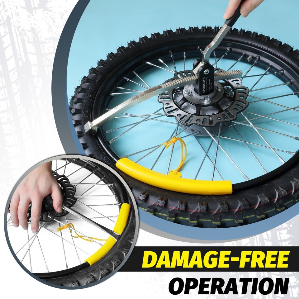 Dirt Bike Tire Changing Tool Kit,16" to 21" Wheels -15/17/20/25mm Axles ...