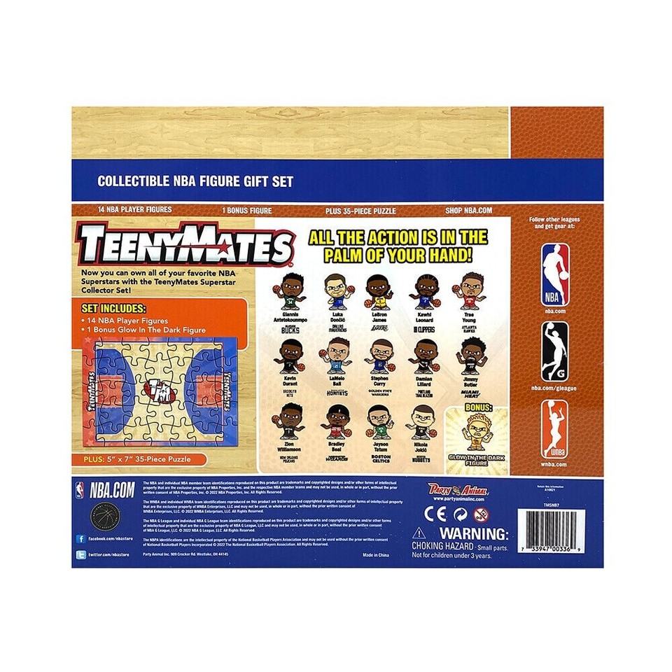 NBA TeenyMates Basketball Series 7 Superstar Collector Set 15pc | eBay