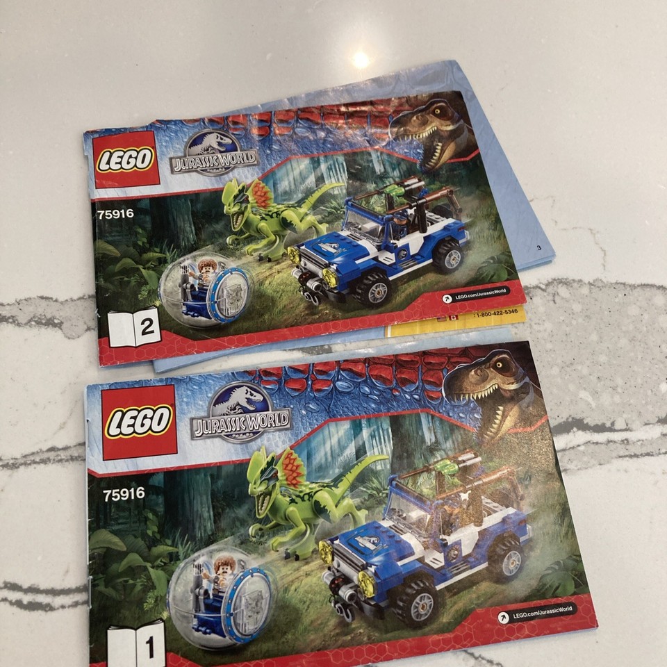 LEGO Jurassic World: Dilophosaurus Ambush (75916) - Complete Set ...