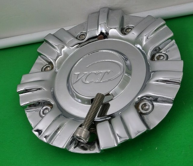 VCT V34-2085-CAP / LG1009-52 CUSTOM ALLOY WHEEL BOLT ON CHROME CENTER ...
