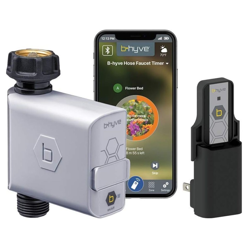 Orbit B-hyve Smart Hose Watering Timer with Wi-Fi Hub and WeatherSense ...