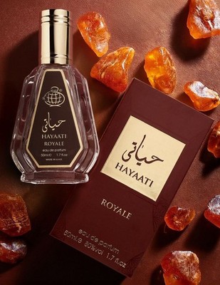 Hayaati Royale By Fragrance World Eau De Parfum For Unisex 50 ML ...