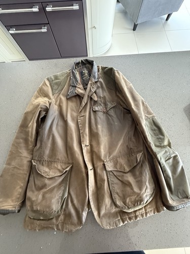 Barbour Dept B Commander Beacon Skyfall Olive Green Wax Jacket | eBay UK