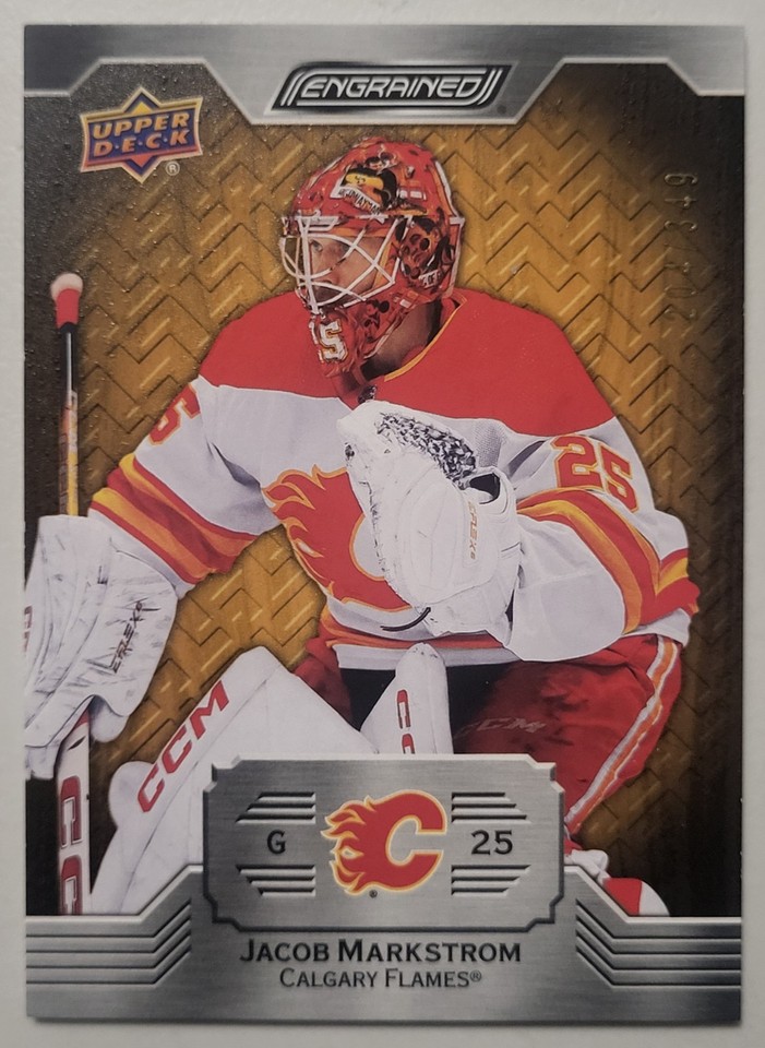 2023-24 Upper Deck Engrained Oak Patrice Bergeron /299 Jacob Markstrom /349 | eBay