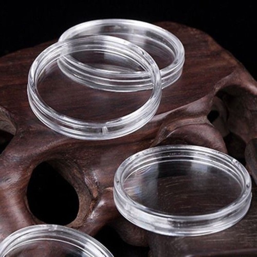 Storage Coin Capsule Protection Supplies Transparent Containers Plastic ...