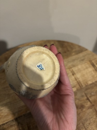 Vintage English Stoneware Milk Jug – Relief Floral Design, Creamware ...