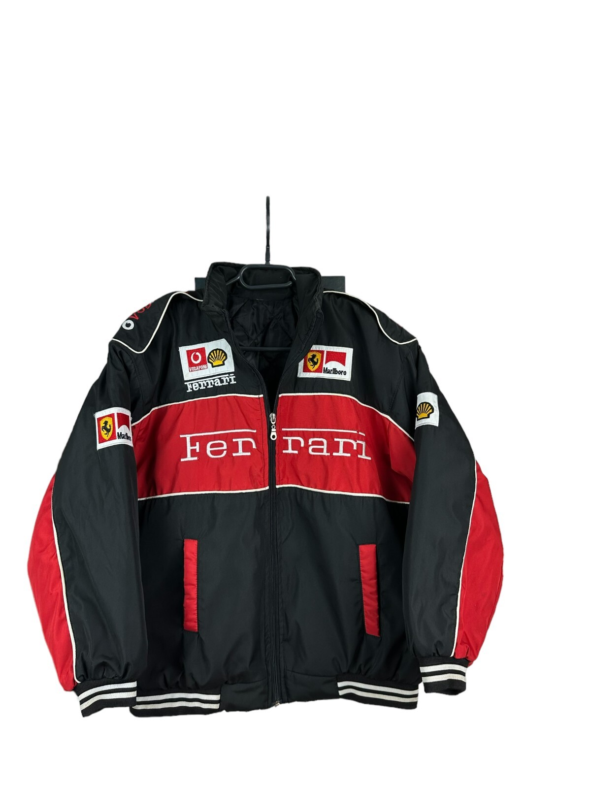 Vintage Ferrari Woman Racing Jacket Rare Hype Marlbor… - Gem