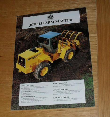 JCB 412 Farm Master Brochure 1991 | eBay