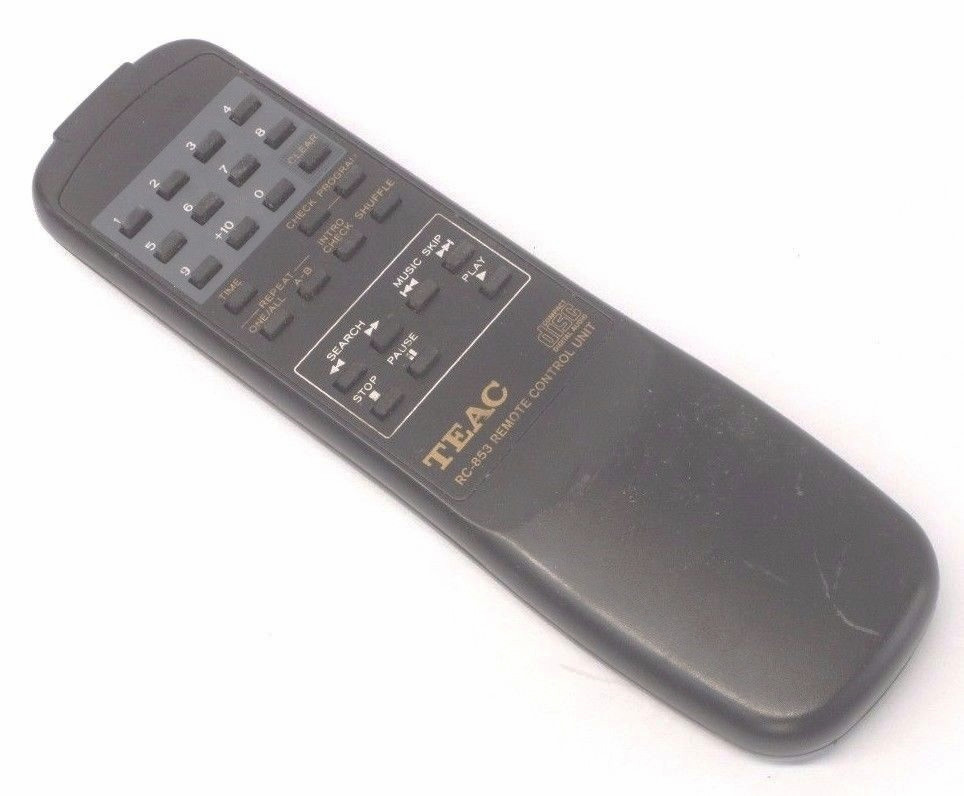 Teac RC-853 Audio System Remote Control for CD-P1250 CD Player | eBay