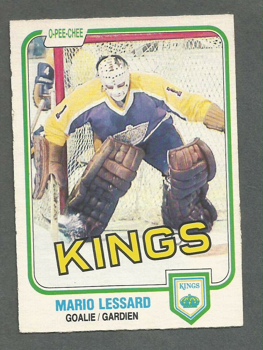 1981-82 OPC O-Pee-Chee Hockey Mario Lessard #146 Goalie Los Angeles ...
