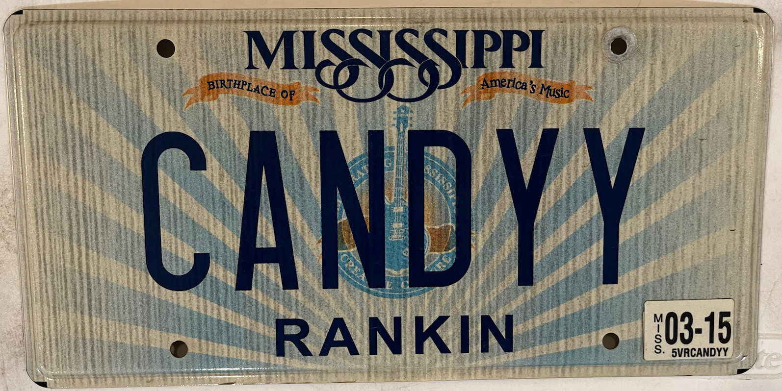 Vanity CANDY ANDY CANDACE CANDICE license plate Candi Kandace Candra ...