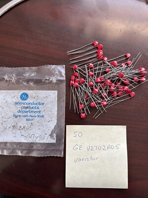 50 PCs / GE V270ZA05 Z270 VARISTOR 270V See Photos For Type.ORIGINAL ...