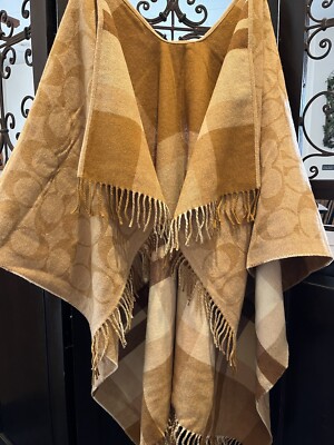 Coach Reversible Signature Cape COLOR: Natural Style No. C6419 $350 ...