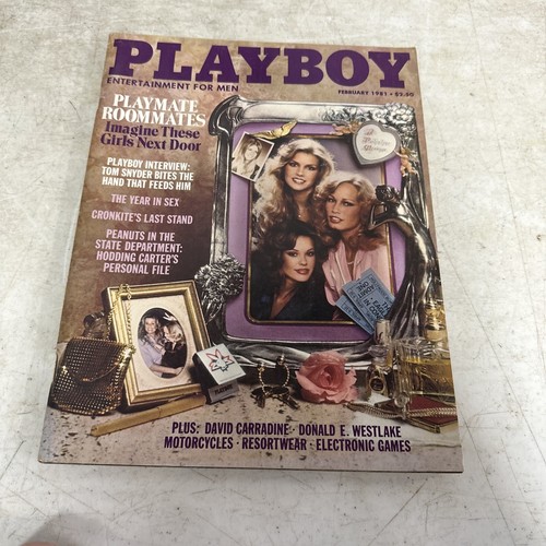 Playboy Magazine February 1981, Playmate Vicki Lynn Lasseter, Roomate ...