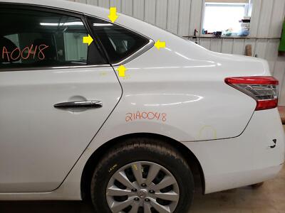 13-19 NISSAN SENTRA DRIVER LEFT REAR SIDE TINTED QUARTER GLASS WINDOW ...