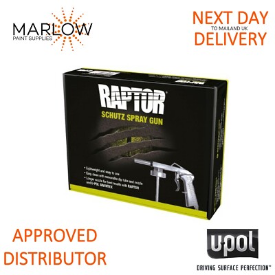 U-POL RAPTOR & Gravitex Spray Gun for Bed Liner Application - Genuine ...