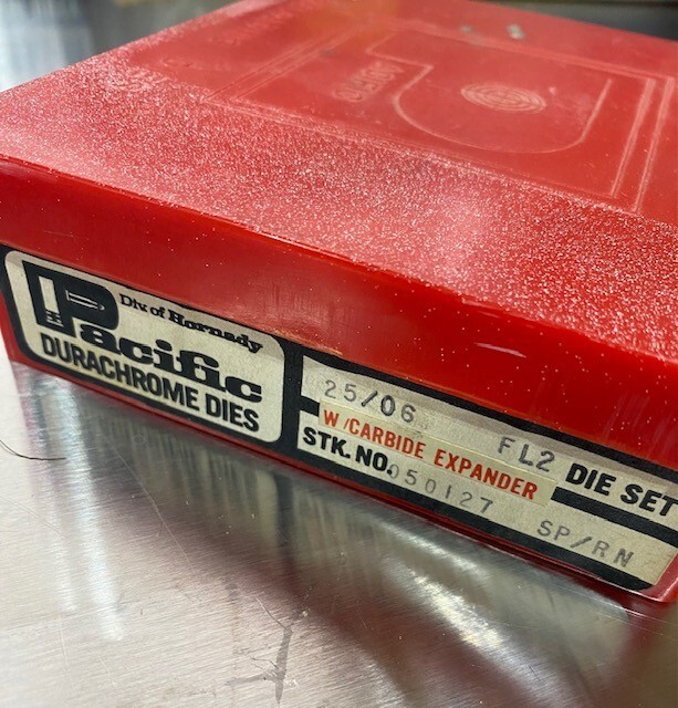 Pacific Durachrome 2 Piece Reloading Dies .25-06 | eBay