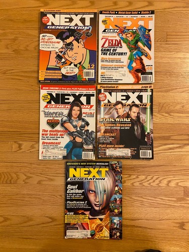 Lot of 5 Next Generation Magazine Issue 12 48 53 53 55 1995 PS1 PS2 NES ...