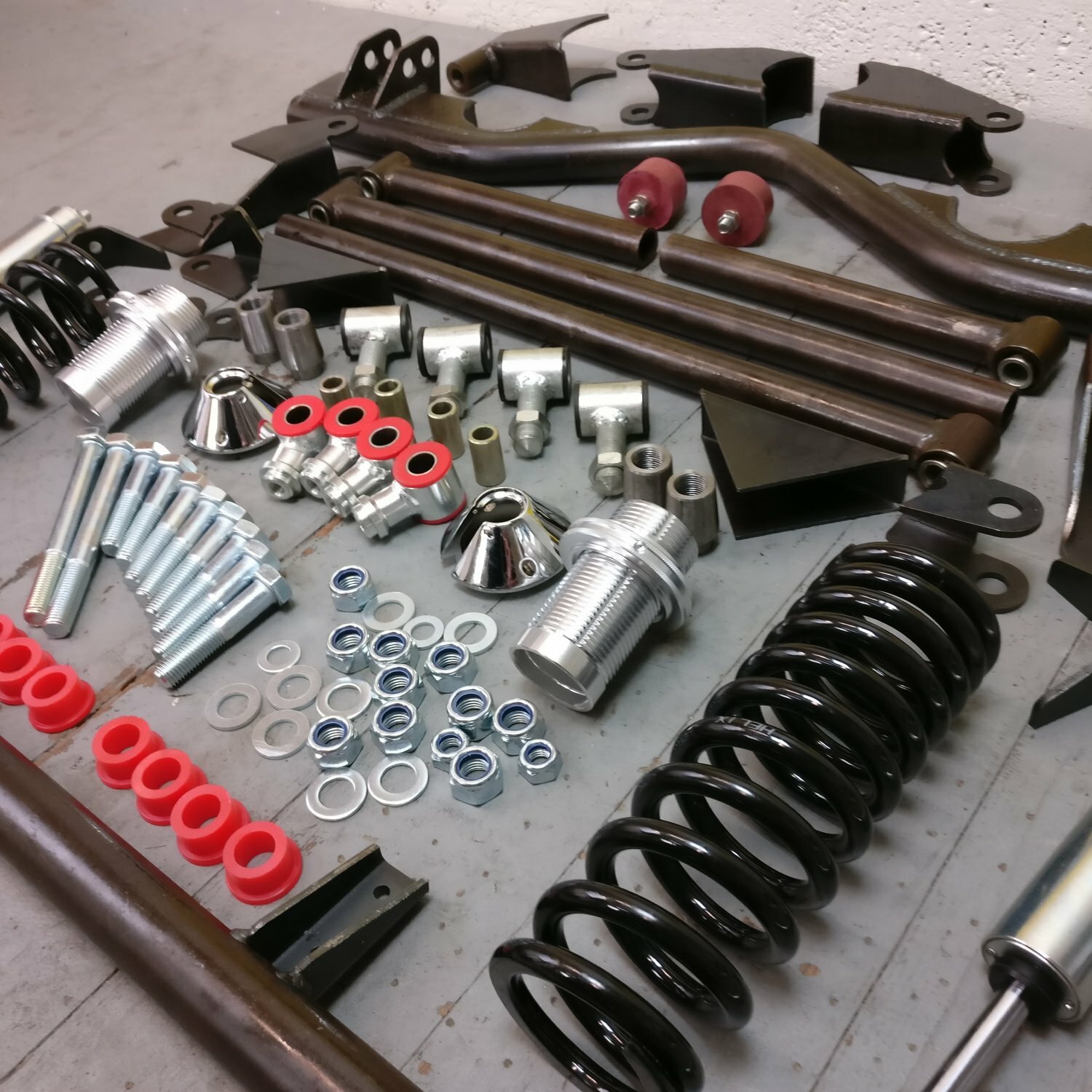 1955-57 Chevy Bel Air Tri-5 Rear 4 Link Suspension Kit w/ 300lb ...