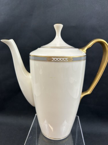 LENOX CHINA McKinley ~(1)~9 1/4", 5 Cup Coffee Pot with Lid~1st Quality ...