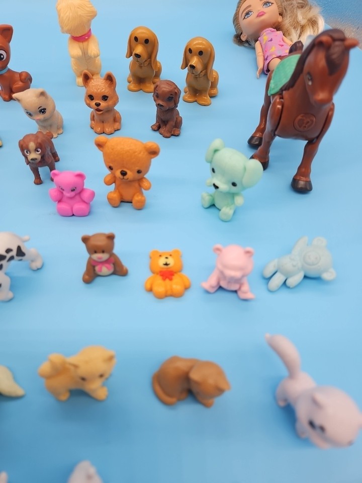 Barbie Pets, Chelsea, Baby, Stacie, Cats, Dogs Pictured Lot Of 48 ...