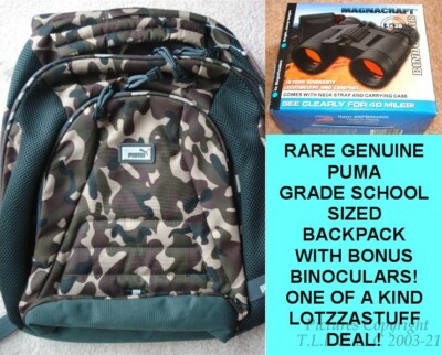 NWT HTF GENUINE SCHOOL/DAY FOUNDATION PUMA BACKPACK-$75+VALUE-3 BONUS ...