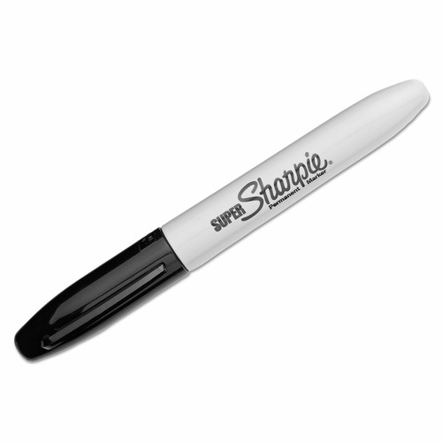 Sharpie Super Permanent Markers Fine Point Black Dozen 33001 71641330016 | eBay