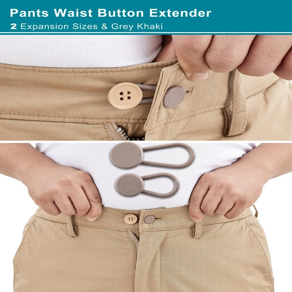 15mm Waist 12Pcs Button Extender Pant Waistband Expander Pants Women | eBay
